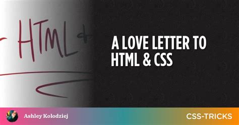 Megan Marson On Linkedin A Love Letter To Html And Css