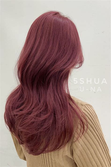 Red Brown Hair Color 레드브라운 레드염색 2024