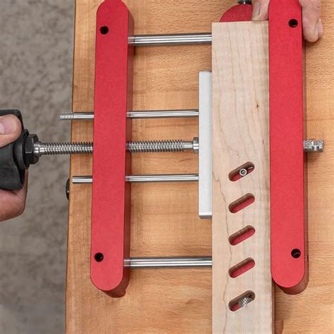 Precision Mortising Jig And Loose Tenon Joinery 2 In 1 Punch Locator Drill Guide Dowel Jig