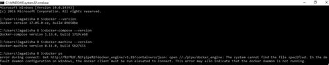 Enable To Run Docker Command Error Docker Desktop Docker Community Forums