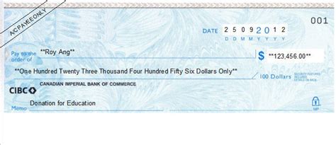 Cheque Writing Printing Software For Canada Banks