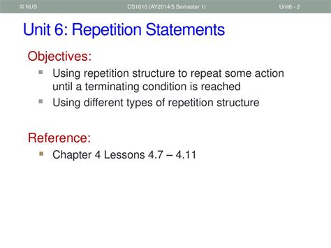 cs1010 programming methodology ppt download