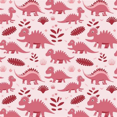 Premium Vector Dinosaur Dino Pattern Vector