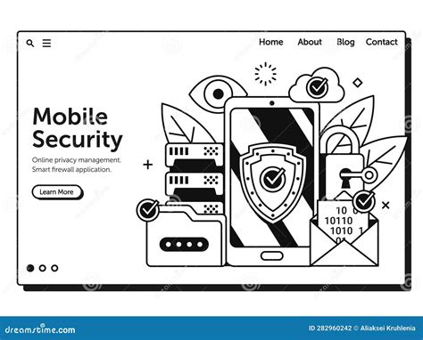 Firewall Cyber Network Security Data Encryption Binary Computer Code Abstract Background