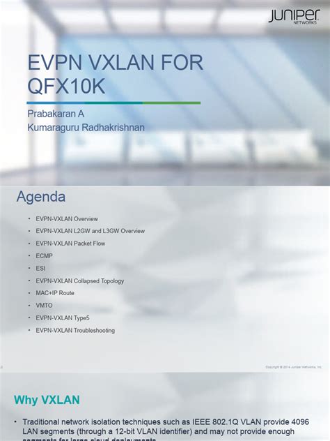 Cloud Dc 23 Evpn Vxlan For Qfx10k Pdf Computer Network Osi Model