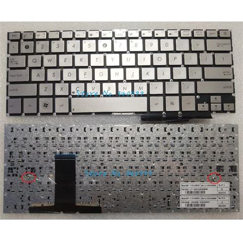 new US Keyboard for ASUS UX31E UX31 UX31A BX31A UX31LA BX31LA silver ...