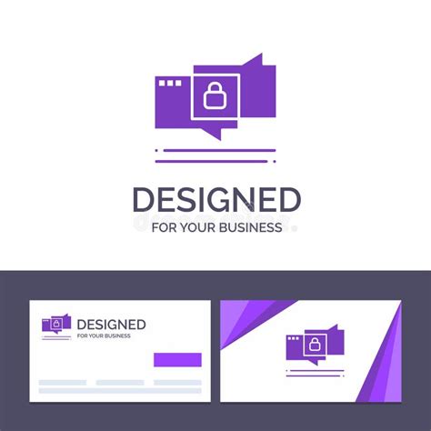 Creative Business Card And Logo Template Chat Chatting Security