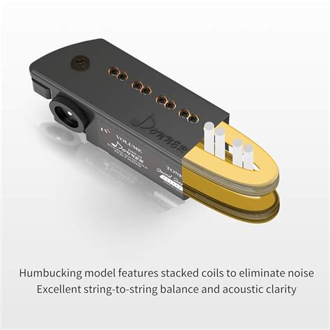 Donner Acoustic Guitar Pickup Donner Dss 6 Passive Acoustic Guitar