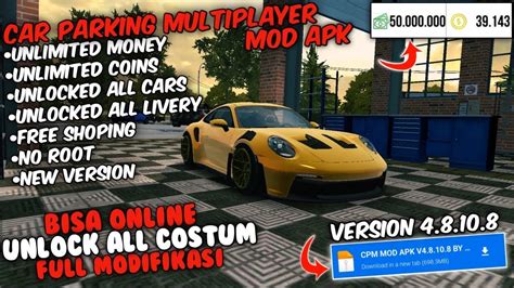 car parking multiplayer mod apk new 2023 v4 8 10 8 unlimited money