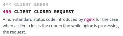 Nginx 응답 Status 499 Client Closed Request 비동기 처리할 땐 조심히