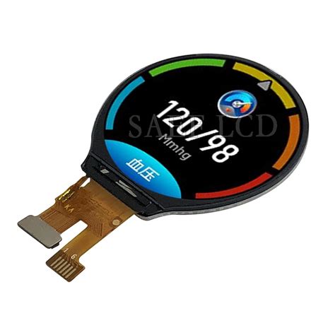 Inch IPS TFT LCD Circular Display X Dot Resolution With GC A Touch Wire Lane