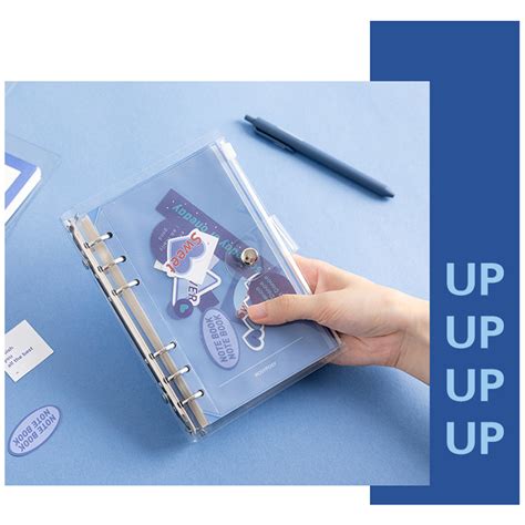 6공 다이어리 꾸미기 세트 A6 다꾸 세트 투명 2022 육공 스티커 바인더 10대 선물