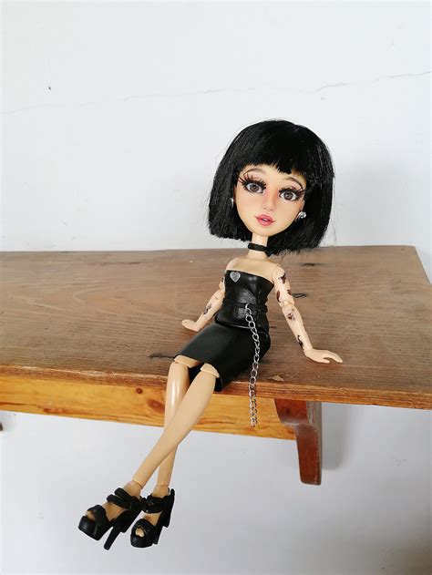 Ooak Snapatar Doll Rock Doll Custom Rockstar Doll Etsy