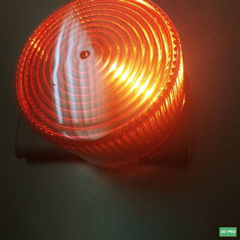 시제품 아크릴 플라스틱 투명 소재에 염색한 경광등3d프린터 출력물 Sla방식abs Like 레진 쓰리디프로3d프로3dpro 네이버 블로그