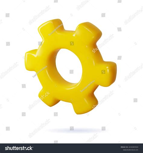 3d Gear Cog Icon Repair System Stock Vector Royalty Free 2234307433 Shutterstock