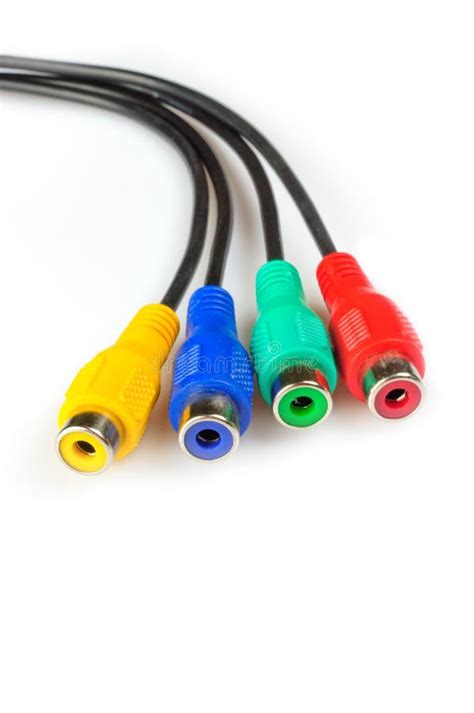 Connectors In Different Colors Stock Photo Image Of Home Electronic 16938106