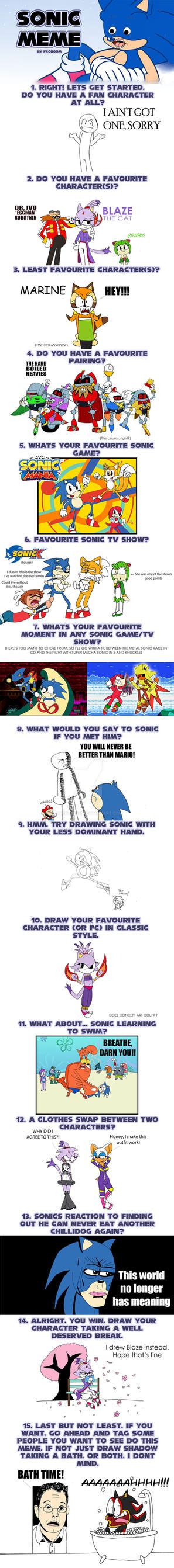 Proboom Sonic Meme By Doodles626 On Deviantart Proboom Sonic Meme By Doodles626 On Deviantart