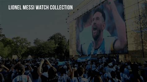 Lionel Messi Watch Collection Rubber B