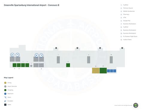 Greenville Spartanburg Airport Gsp Maps