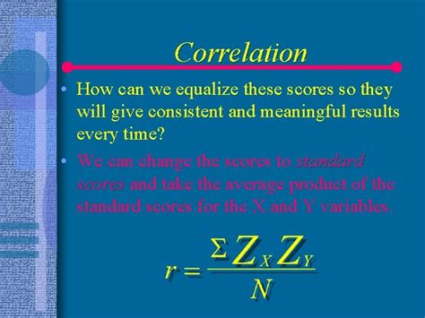Introduction To Behavioral Statistics Correlation Regression Correlation Introduction