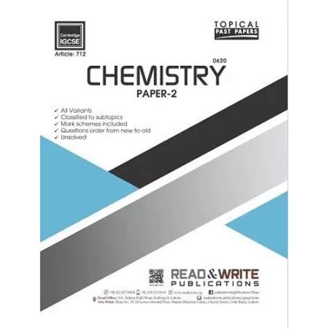 Chemistry Igcse P 2 Topical Past Papers Art 712 Urdu Bazar