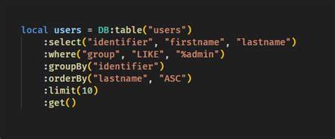 Free Sql Querybuilder 🔨 Wip Fivem Releases Cfxre Community