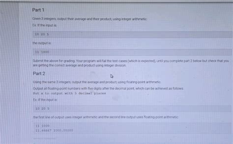 Part 1 Given 3 Integers Output Their Average Studyx