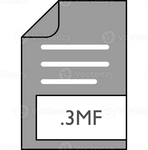 3mf File Format Icon Outline And Fill 65419709 Png