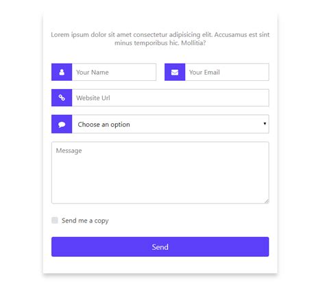 Fancy Contact Form Butter Cakes Fancy Contact Form Template Html