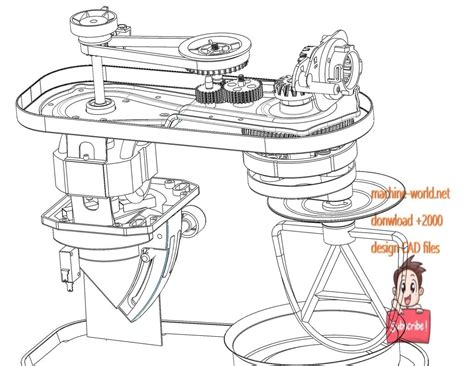 Industrial 3d Model Household Mixer Machine World