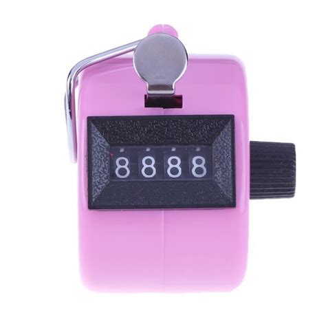 Digital Hand Tally Counter Clicker Counter 4 Digit Number Counters Plastic Shell Hand Held