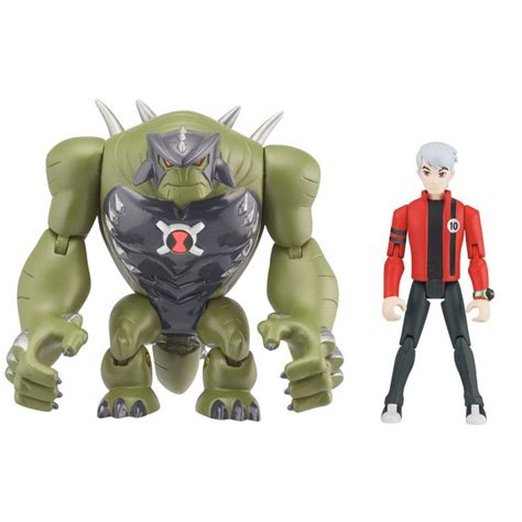 Ben 10 Alien Swarm Action Figure Set Cloaked Big Chill Clear