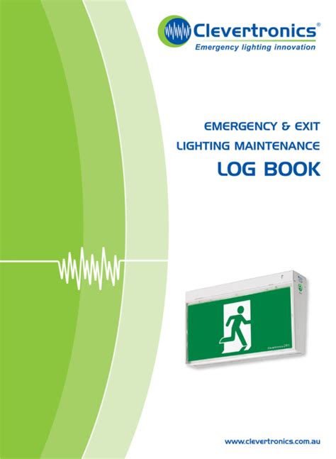 Emergency Lighting Maintenance Log Book Leckys Electrical And Data