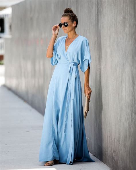 Behati Wrap Kimono Maxi Dress Blue Kimono Maxi Dress Maxi Dress