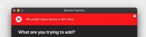 Garmin Express Not Finding Device Searching Or Says Its Incompatible MyHealthyApple