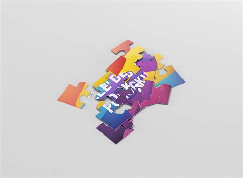Puzzles 15 Pieces Mock Up 343199 Templatemonster