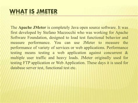 Introduction To Jmeter And How To View Jmeter Test Result In Real Time Pptx