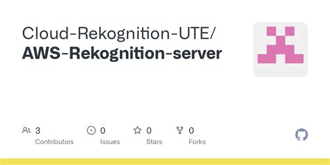 Github Cloud Rekognition Uteaws Rekognition Server