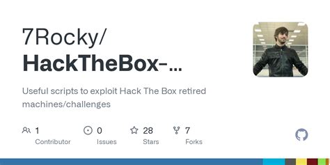 Github 7rockyhackthebox Scripts Useful Scripts To Exploit Hack The