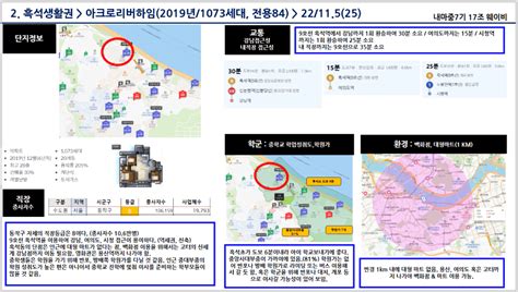 동작구 아크로리버하임 And 성동구 센트라스 입지분석 내집마련 중급반 7기 17조 웨이비