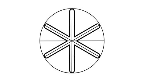 How To Draw A SnowFlake Step By Step Hand Of Art