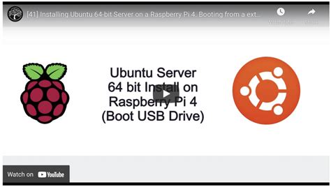 [41] Installing Ubuntu 64 Bit Server On A Raspberry Pi 4 Hendgrow