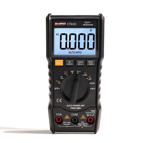 Pocket Digital Multimeter LCD Multimeter AC DC True RMS Digital Voltmeter V A NCV