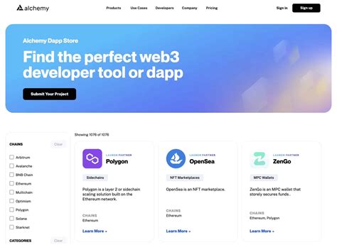 Alchemy Launches Dapp Store Crypto Data Space