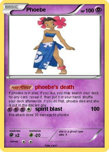 Pokémon Phoebe 54 54 Phoebes Death My Pokemon Card