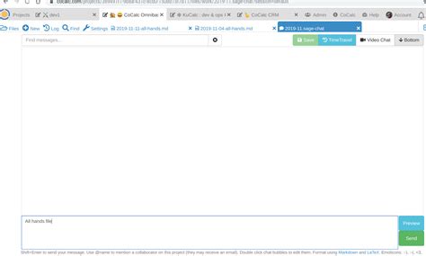Sometimes When You Open An Existing Chat Room The Log Will Appear