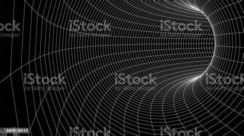 추상 와이어프레임 터널 벡터 웜홀 3d 포털 미래 지향적 판타지 깔때기 블랙홀에 대한 스톡 벡터 아트 및 기타 이미지 블랙홀 배경 주제 벡터 Istock