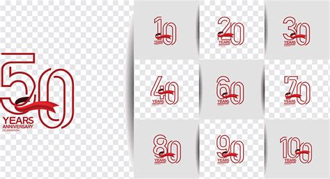 기념일 로고 Png Pngwing