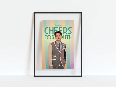 Joshua Cheers To Youth Poster Joshua Hong Svt Handsome Vocal Unit Photo Print Etsy