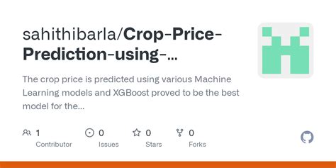 GitHub Sahithibarla Crop Price Prediction Using Machine Learning Algorithms The Crop Price Is
